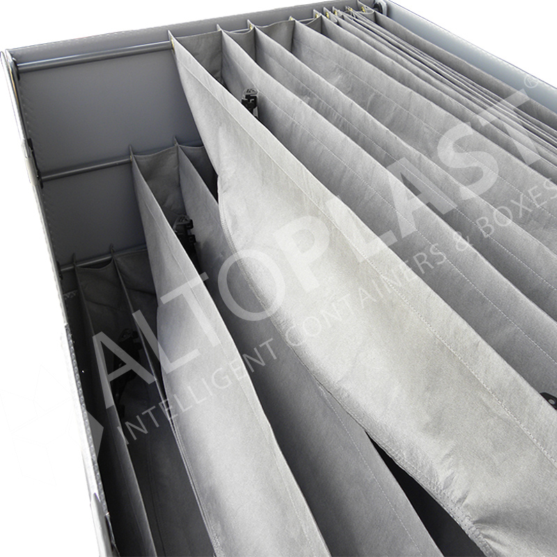 Contenedor Altobox Quattro con interior textil | ALTOPLAST